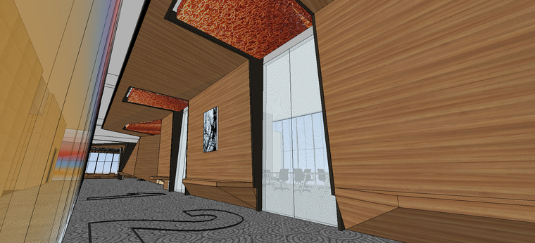 悉尼大学图书馆SU模型设计-sketchup模型-筑龙渲染表现论坛