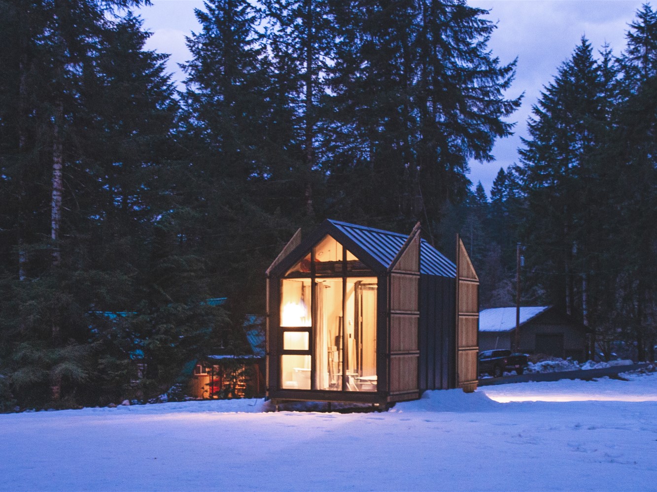 美国艾里奥特的独木屋-Drop Structures-居住建筑案例-筑龙建筑设计论坛