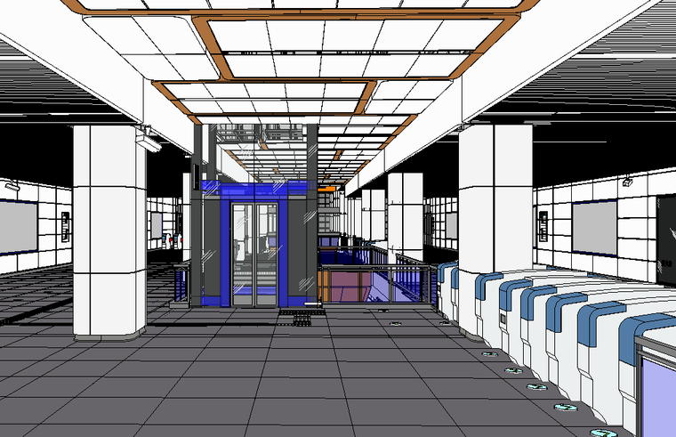 BIM模型-Revit模型-地铁站模型（2016）-BIM族库-筑龙BIM论坛