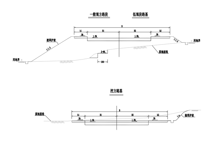 双向两车道文创产业园内部道路施工图2018-路桥工程图纸-筑龙路桥市政论坛