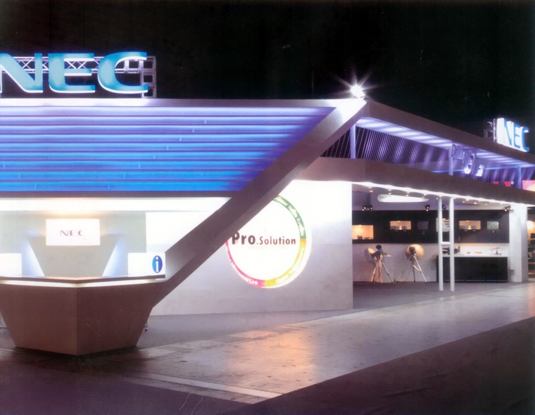 展台--NEC-商业展示类装修案例-筑龙室内设计论坛