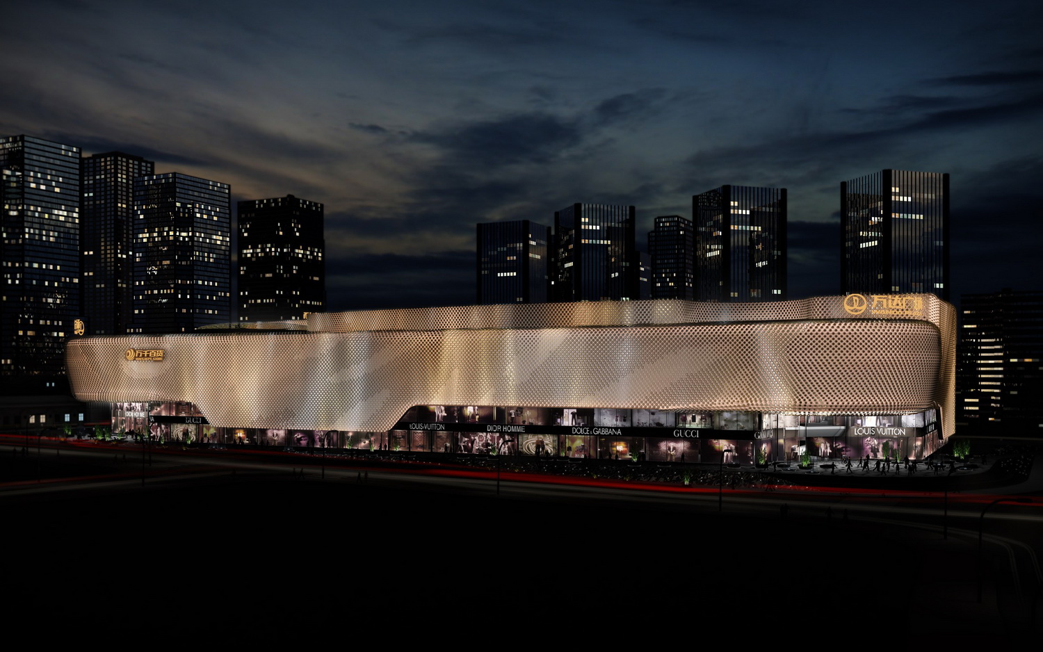 武汉汉街万达广场-商业建筑案例-筑龙建筑设计论坛