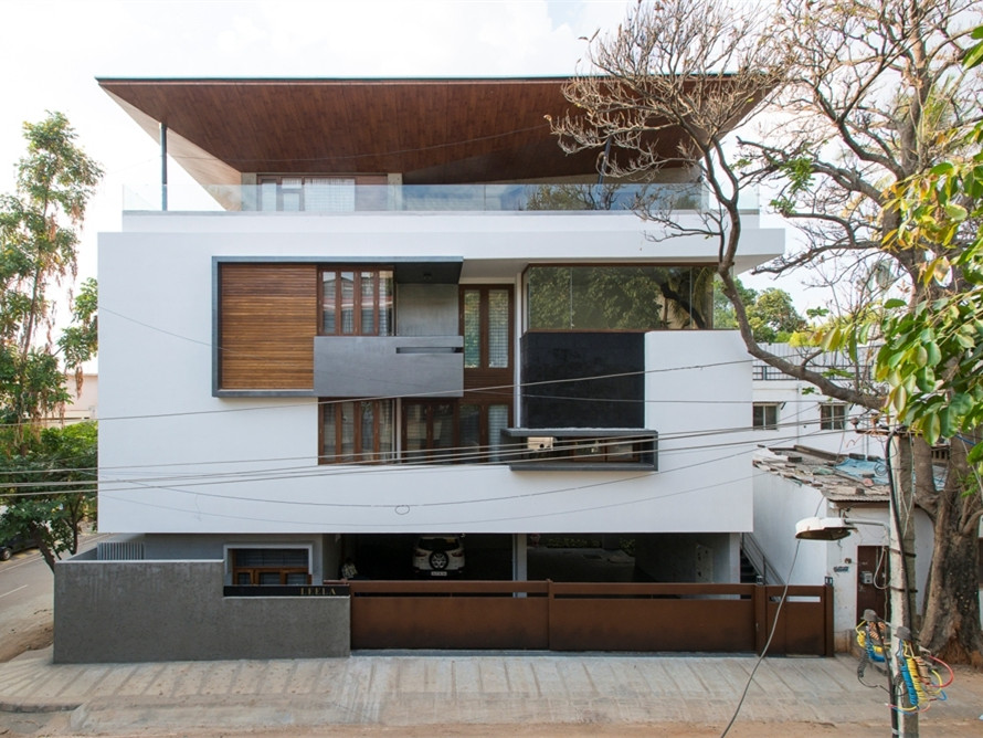 印度Bagrecha住宅-Smaran Mallesh, Narendra Pirgal, Vikram Rajashekar-居住建筑案例 ...