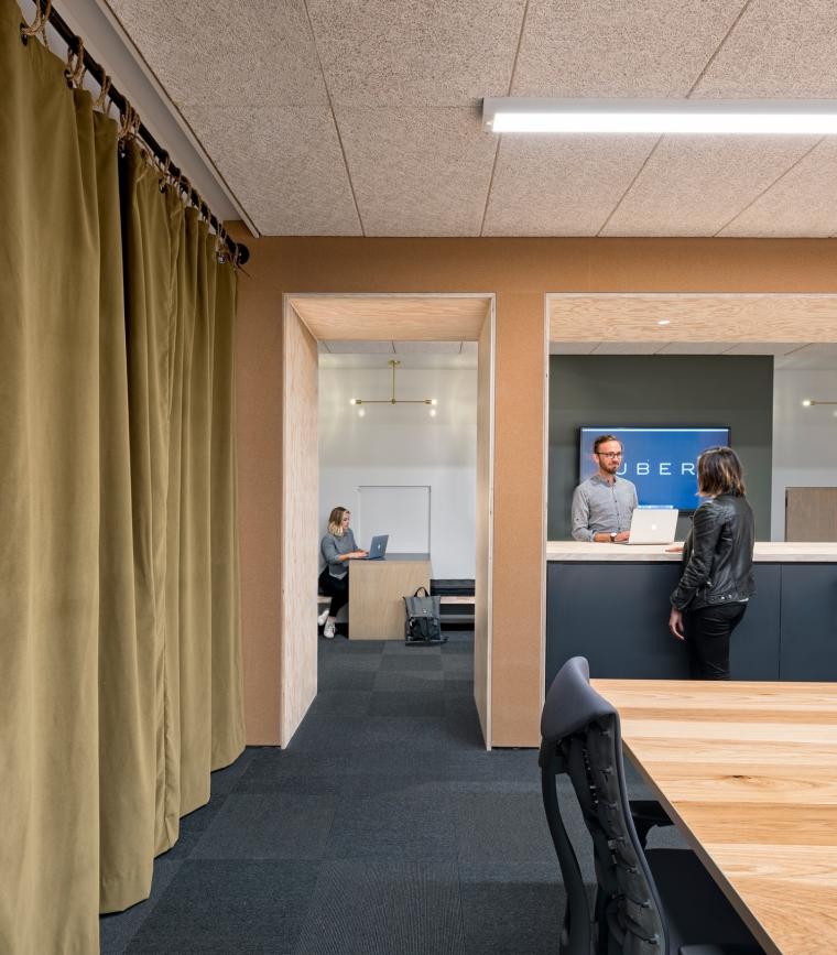 美国Uber公司办公室-办公空间装修案例-筑龙室内设计论坛